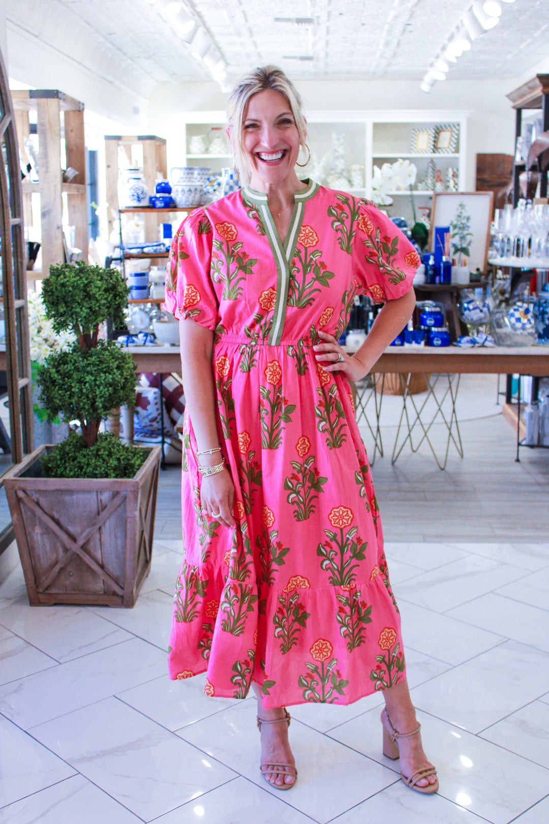 Forget Me Not Maxi Dress, Pink – Sabi Boutique