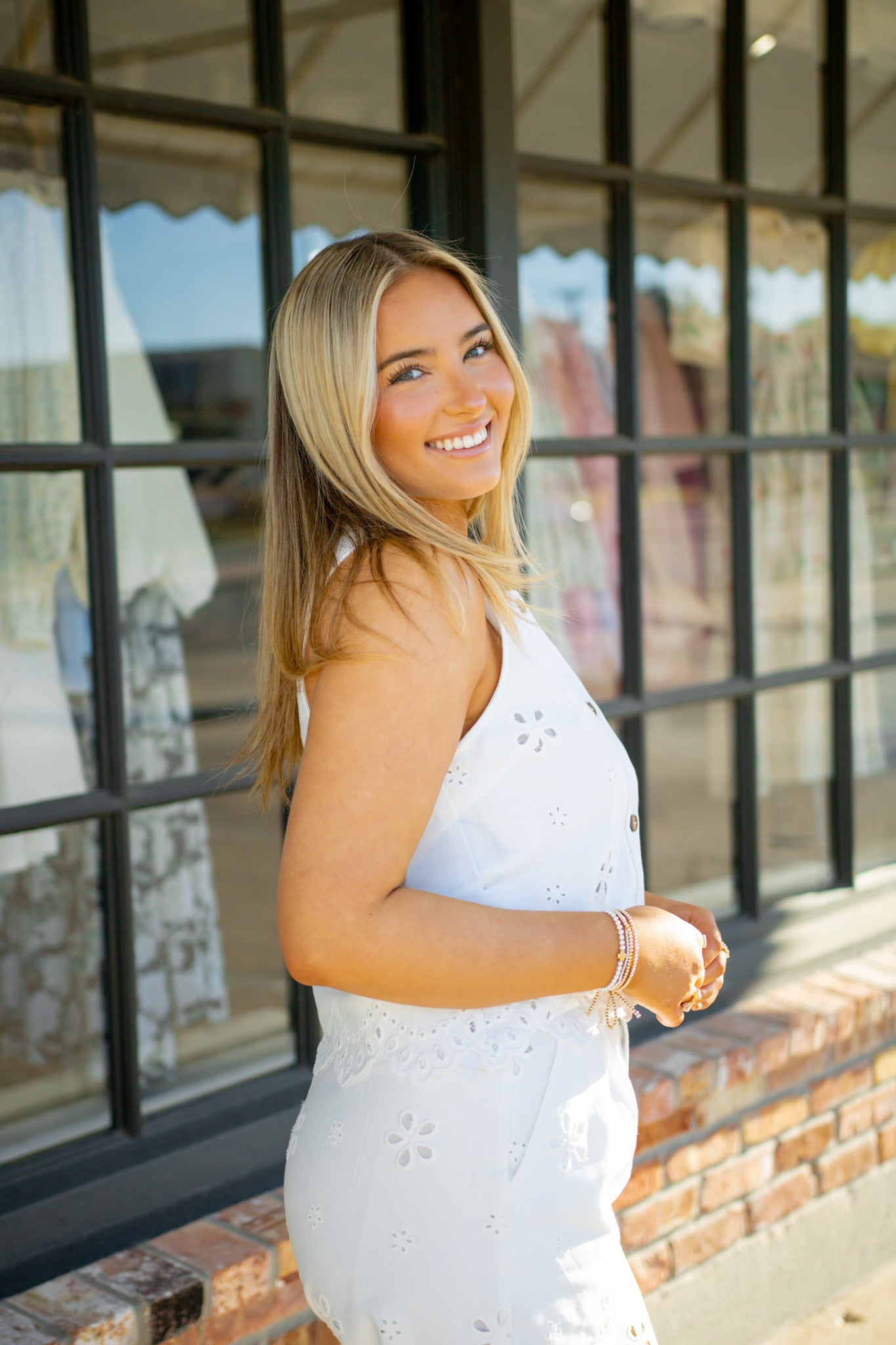 Tell Me Everything Top, Off White – Sabi Boutique