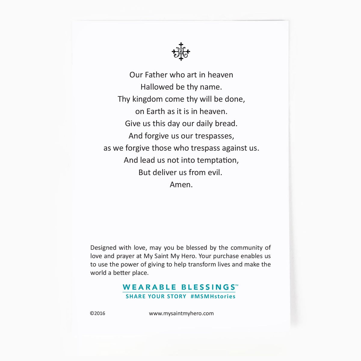 The Lord's Prayer Morse Code Prayer Rope – Sabi Boutique